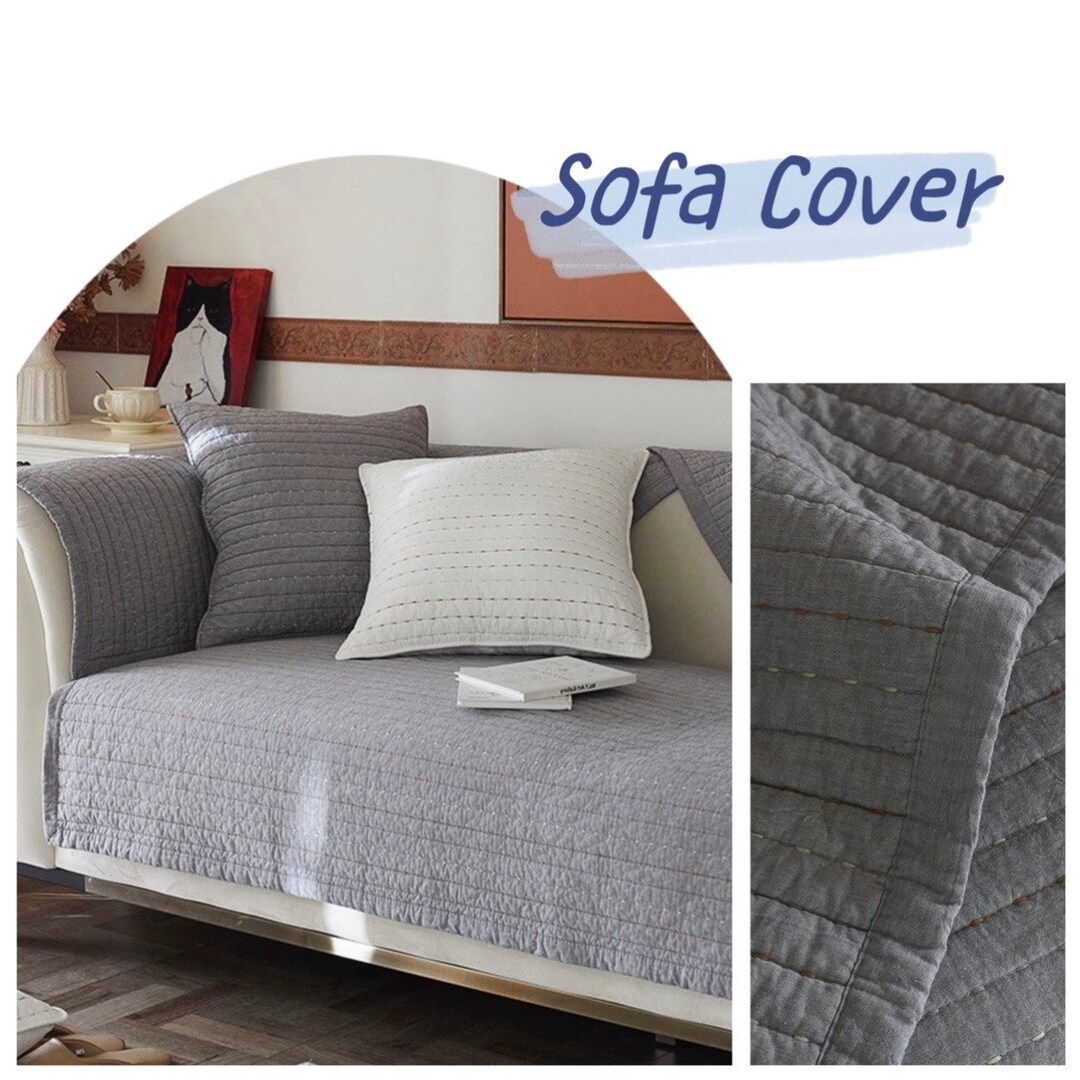 Minimalist Pattern Anti-slip Sofa Couch Protector Cover, Couch Cushion ...