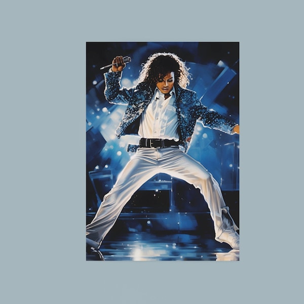 Michael Jackson Tour Poster - Etsy