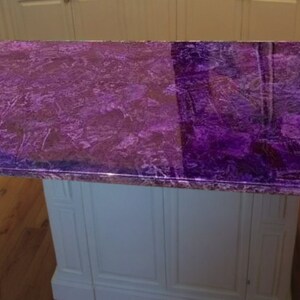 Amethyst Countertop Slab Mid Century Modern Agate Stone Healing Crystal ...