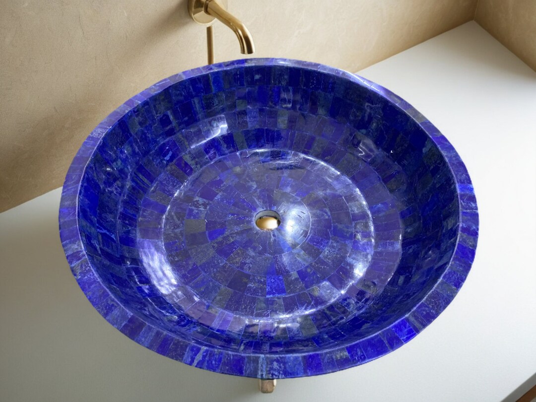 Blue Lapis Lazuli Wash Basin / Hand Wash Sink Made in Lapis Lazuli ...