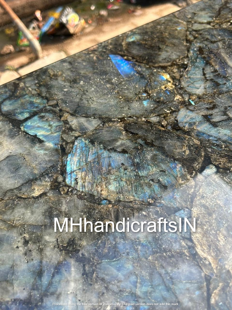 Labradorite Bars & Kitchen Dining Table Top Slab ,labradorite Center ...