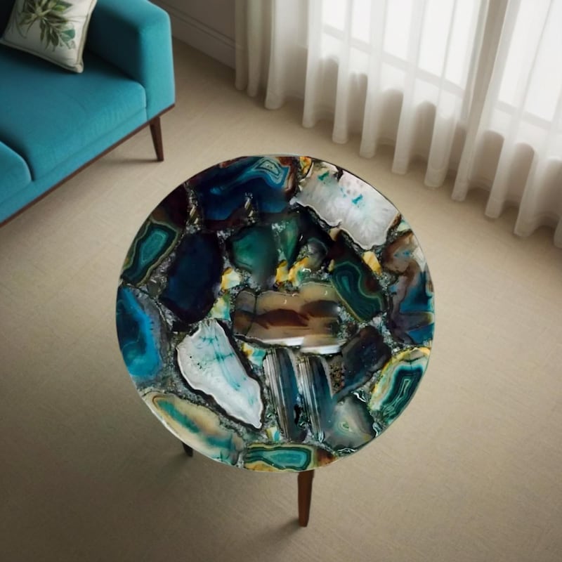 Agate End Table - Etsy