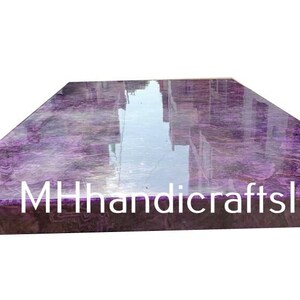 Amethyst Countertop Slab Mid Century Modern Agate Stone Healing Crystal ...