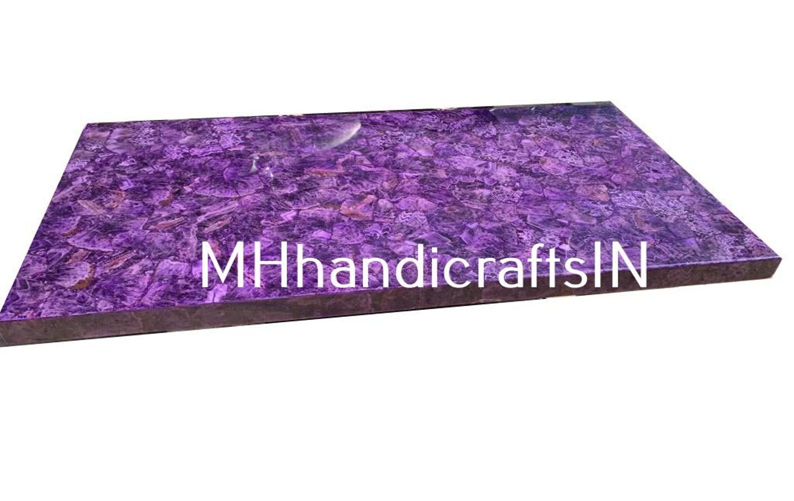Amethyst Countertop Slab, Mid Century Modern Agate Stone Table Top - Etsy