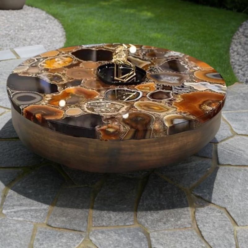 Agate End Table - Etsy