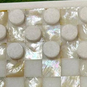 Luxury Chess Set ,marble Chess Set With Checker ,mother of Pearl Gem ...