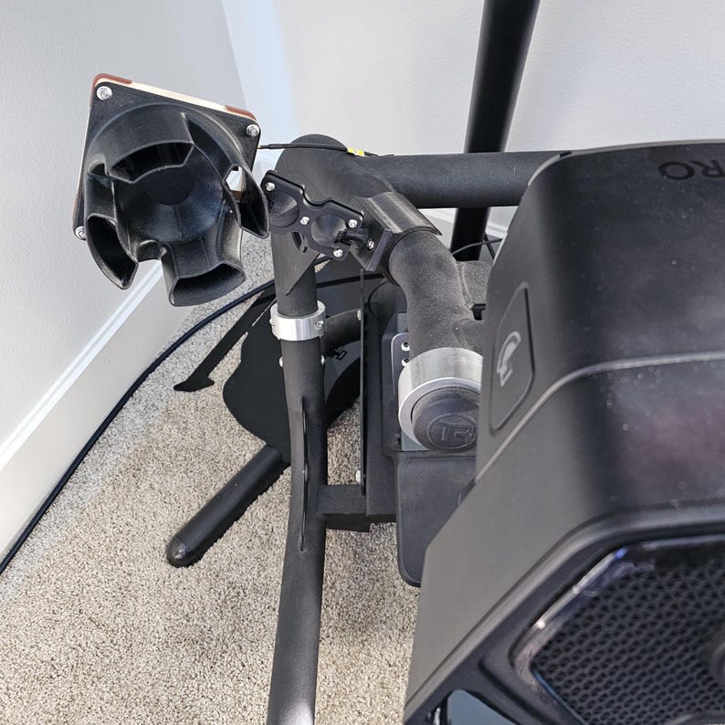 120mm Fan Shroud System for Wind Simulator - Sim Racing Mount 2" or ...