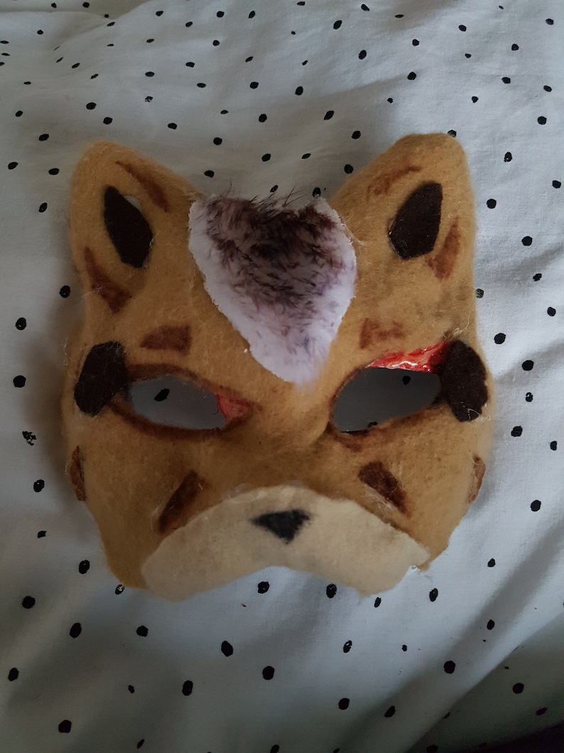 Therian Mask/furred/felted/comfy - Etsy UK