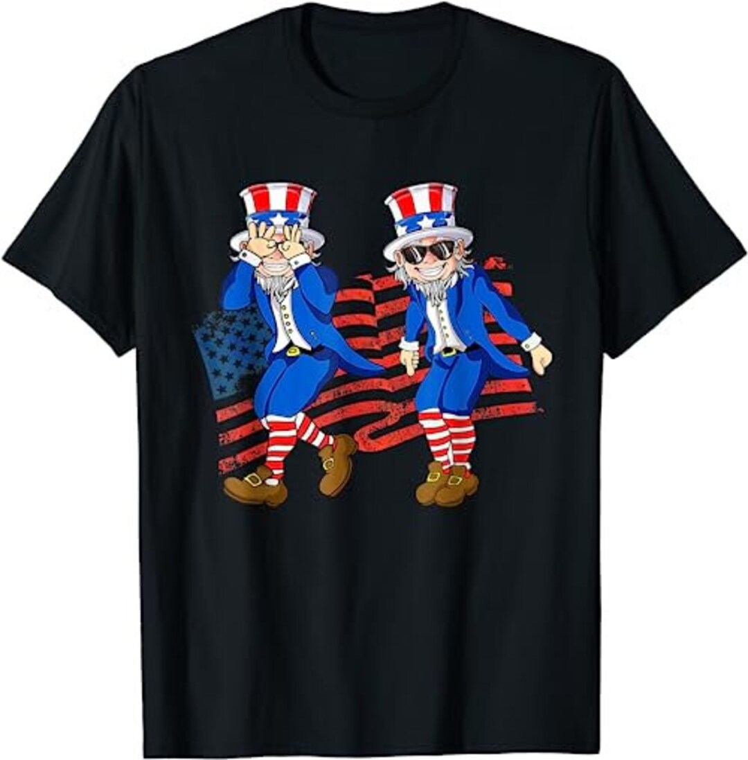 Uncle Sam Griddy Dance Funny 4th of July Independence Day 5 T-shirt ...