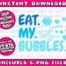 Eat My Bubbles Swim Team Swimmer Funny Swimming Lover Png Bundle ...