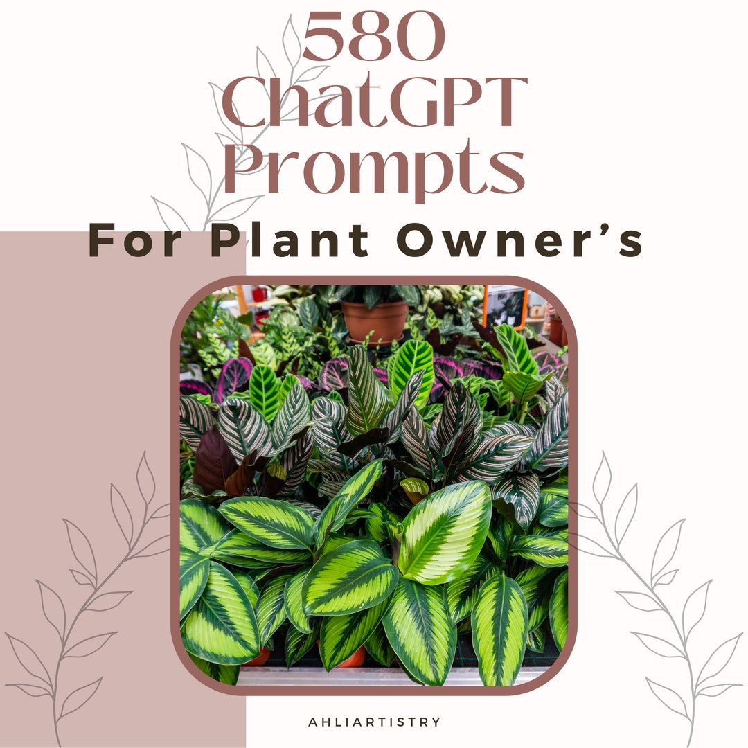 Chatgpt Prompts for Plant Owner's - Etsy