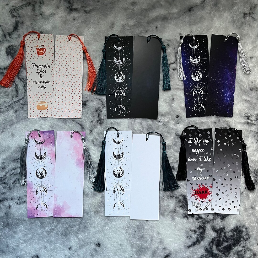 Bookish Bookmarks | Bookish Merch | Galaxy Bookmark | Celestial Bookish ...
