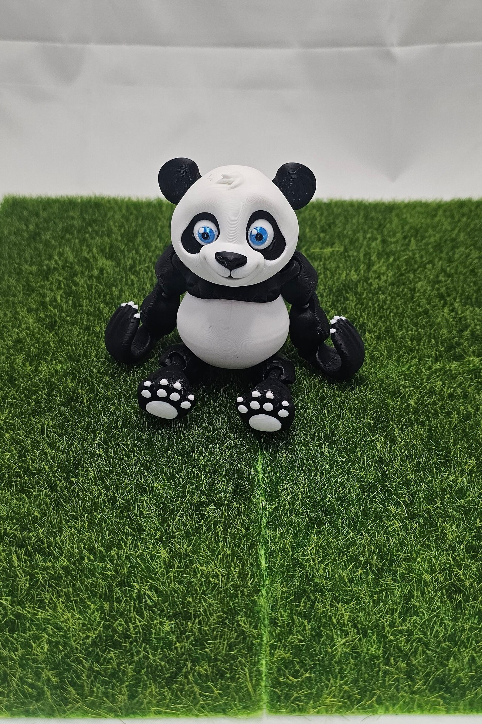 Cute 3D Printed Articulated Panda flexi-factory - Etsy