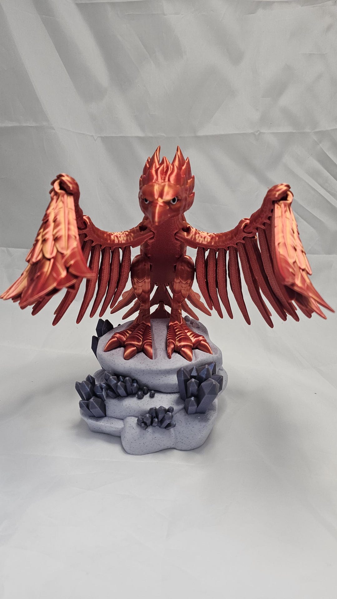 3D Printed Flexi Factory Phoenix and Stand - Etsy