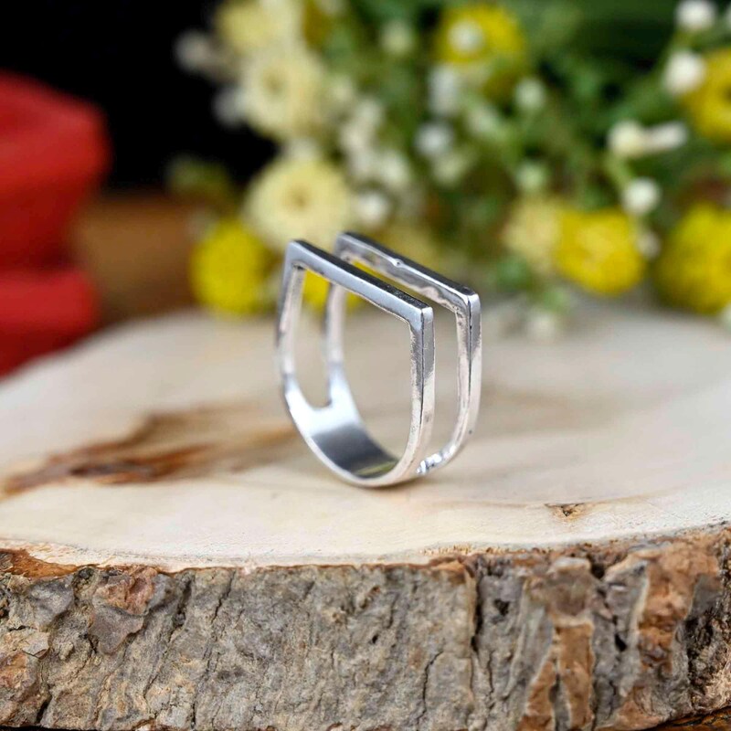Bar Ring - Etsy