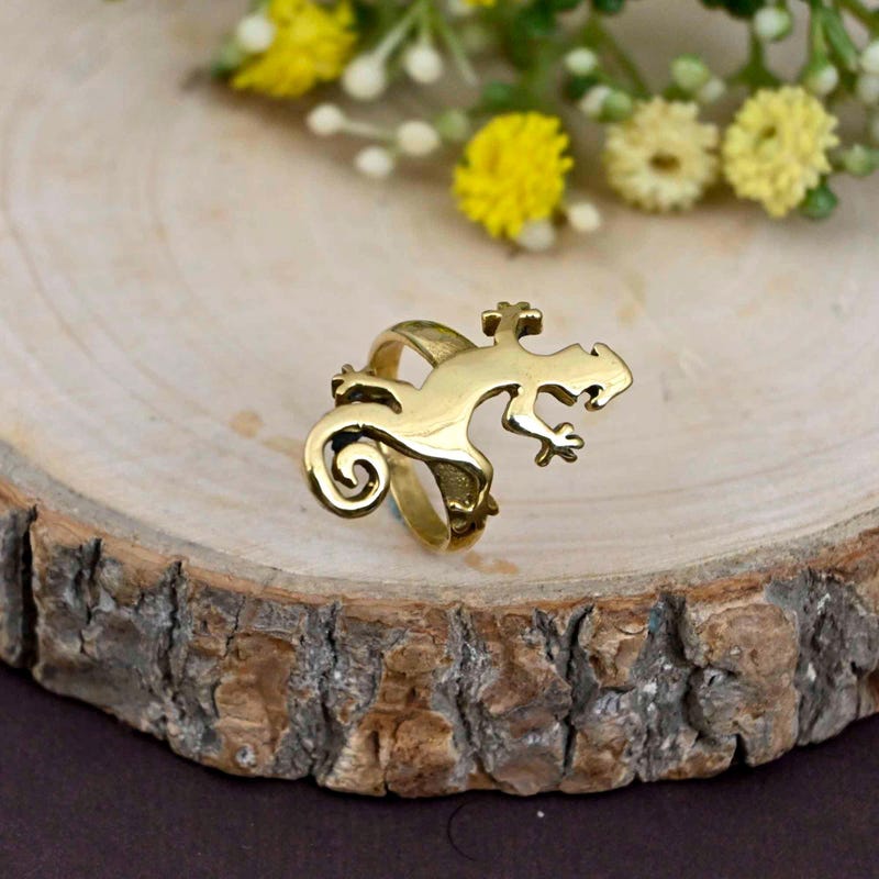 Lizard Ring - Etsy