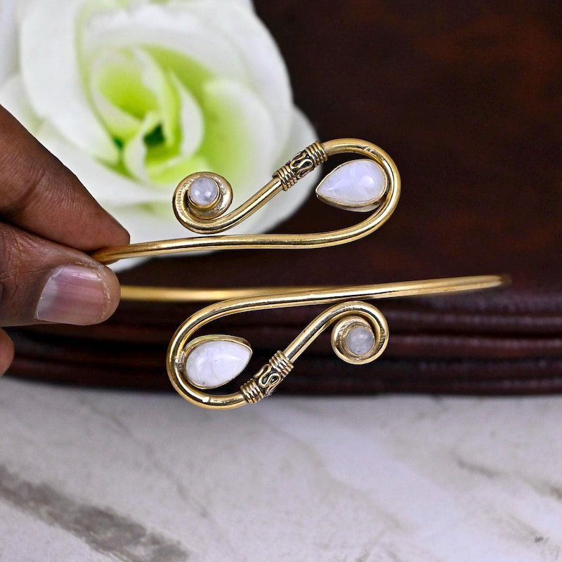 Gold Arm Cuff - Etsy