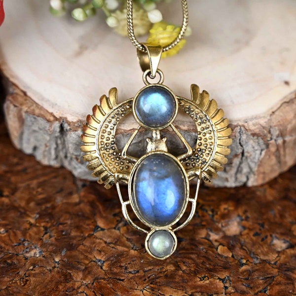 Scarab Necklace - Etsy