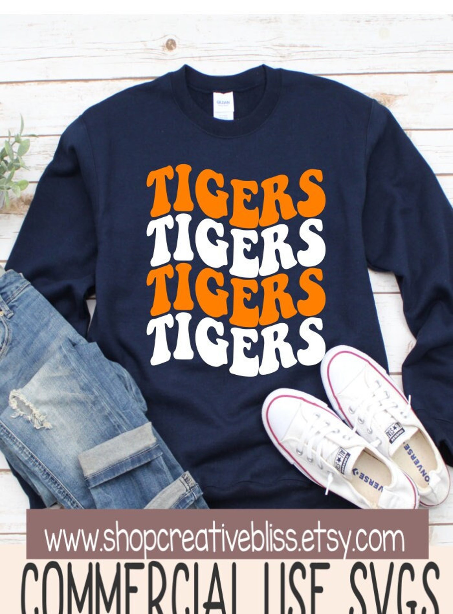 Tigers Football Font SVG, Senior 2025, School Team Cut File - Etsy