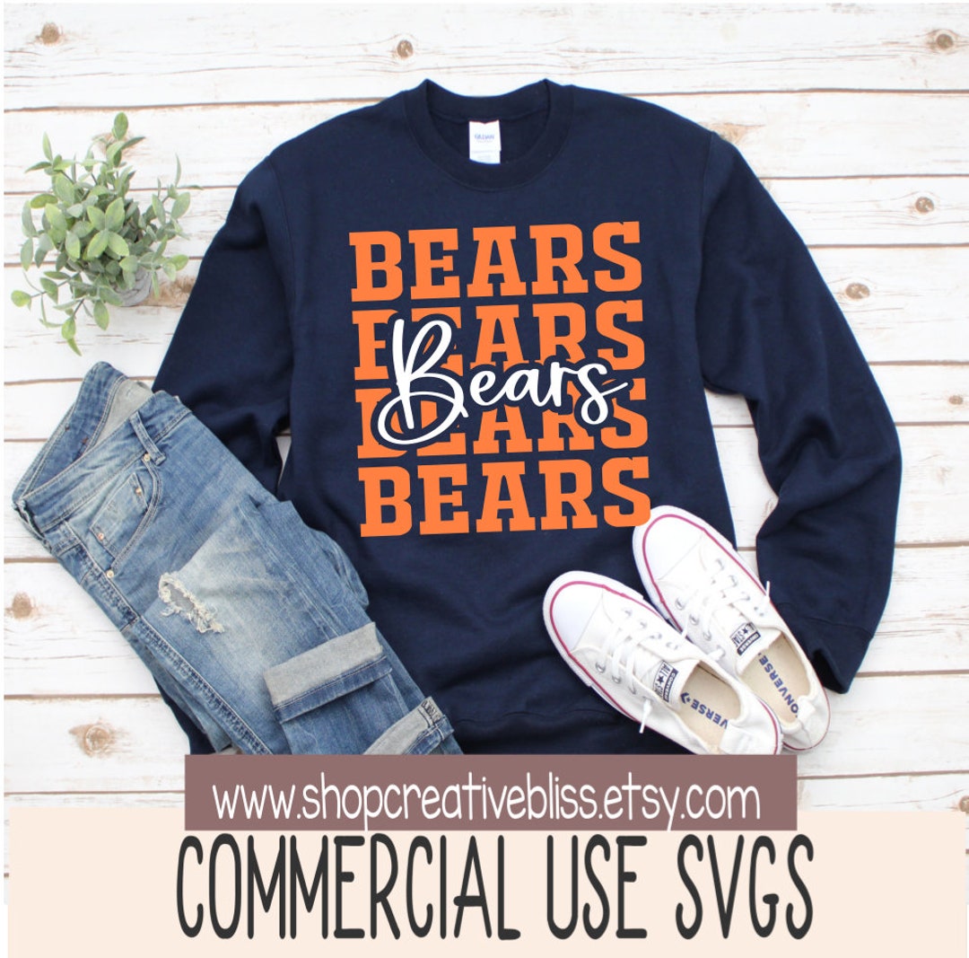 Bears Svg | Team Bears Svg | Game Day Svg | Bears Football Svg | Bears ...