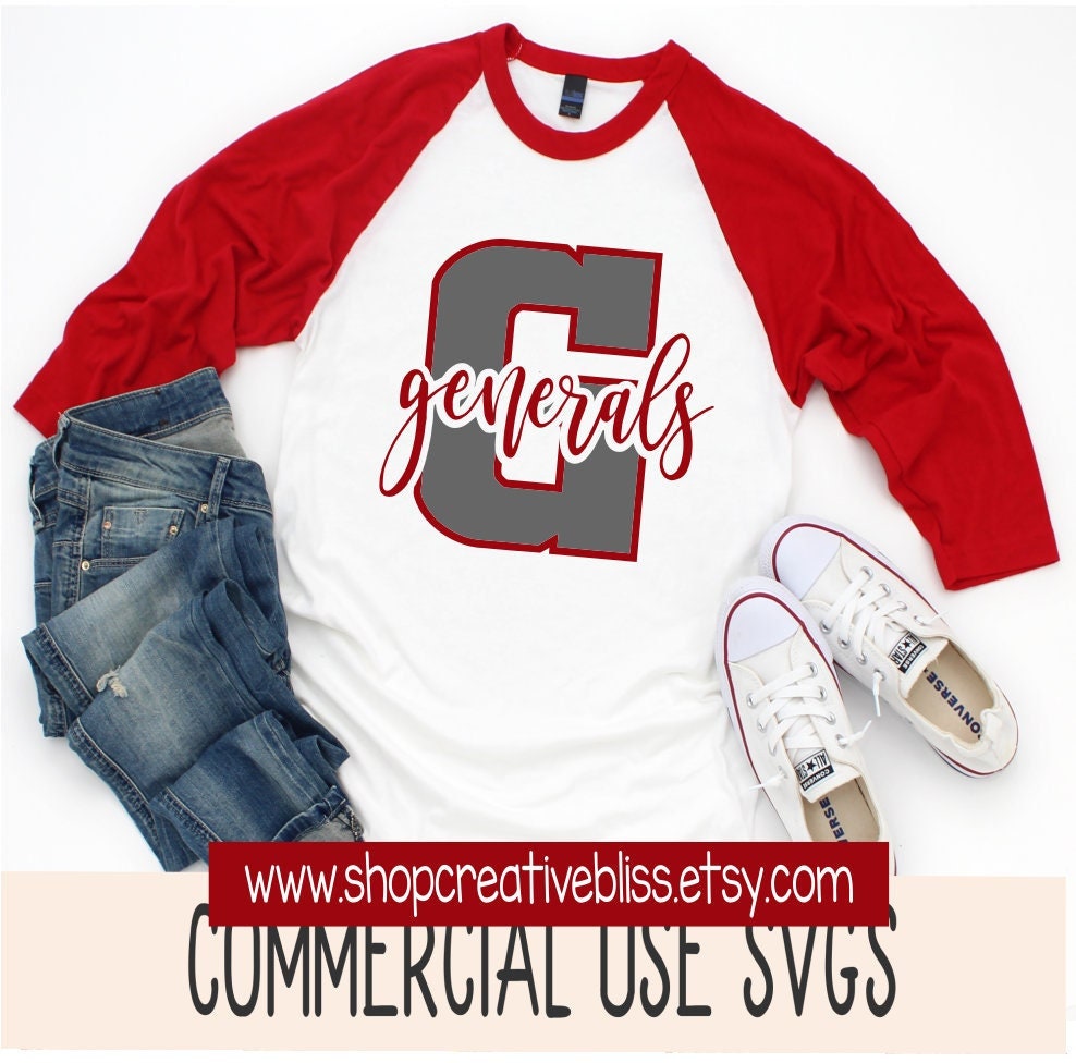Generals Football Svg, Generals Mascot Svg, Senior 2024, Senior Svg ...