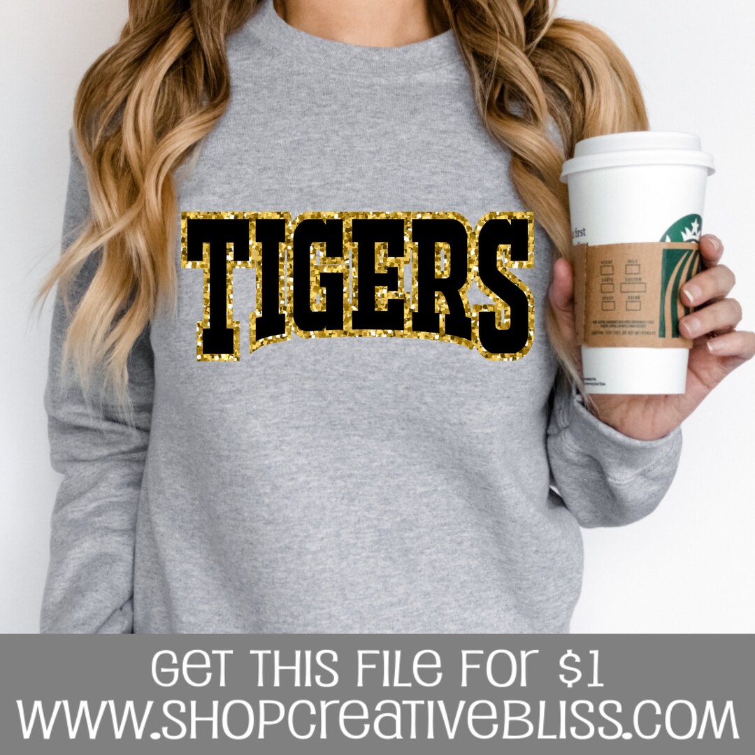 Tigers Varsity Letters Svg, Tigers Font Wavy Svg, Senior 2024, Senior ...