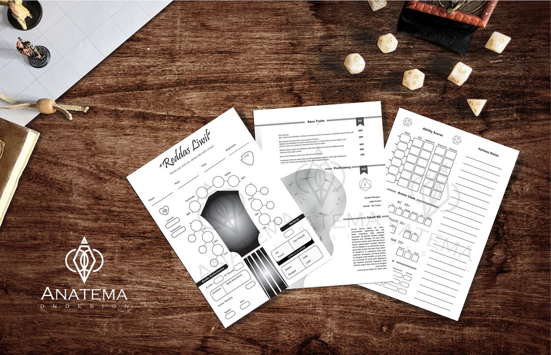 Custom Pathfinder Sheets - Bard Blank - Etsy