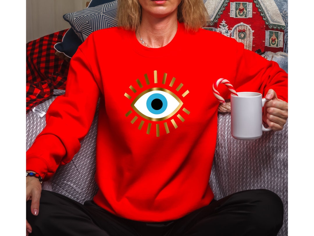 Evil Eye Sweatshirt, Evil Eye Hoodie, Evil Eye Shirt, Santorini ...