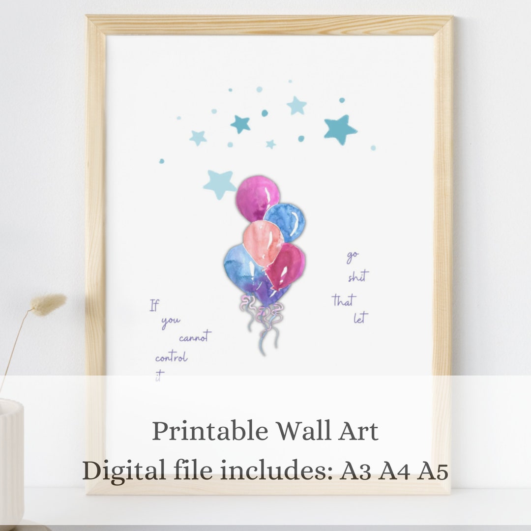 If You Cannot Control It Printable Wall Art Special Gift Unique ...