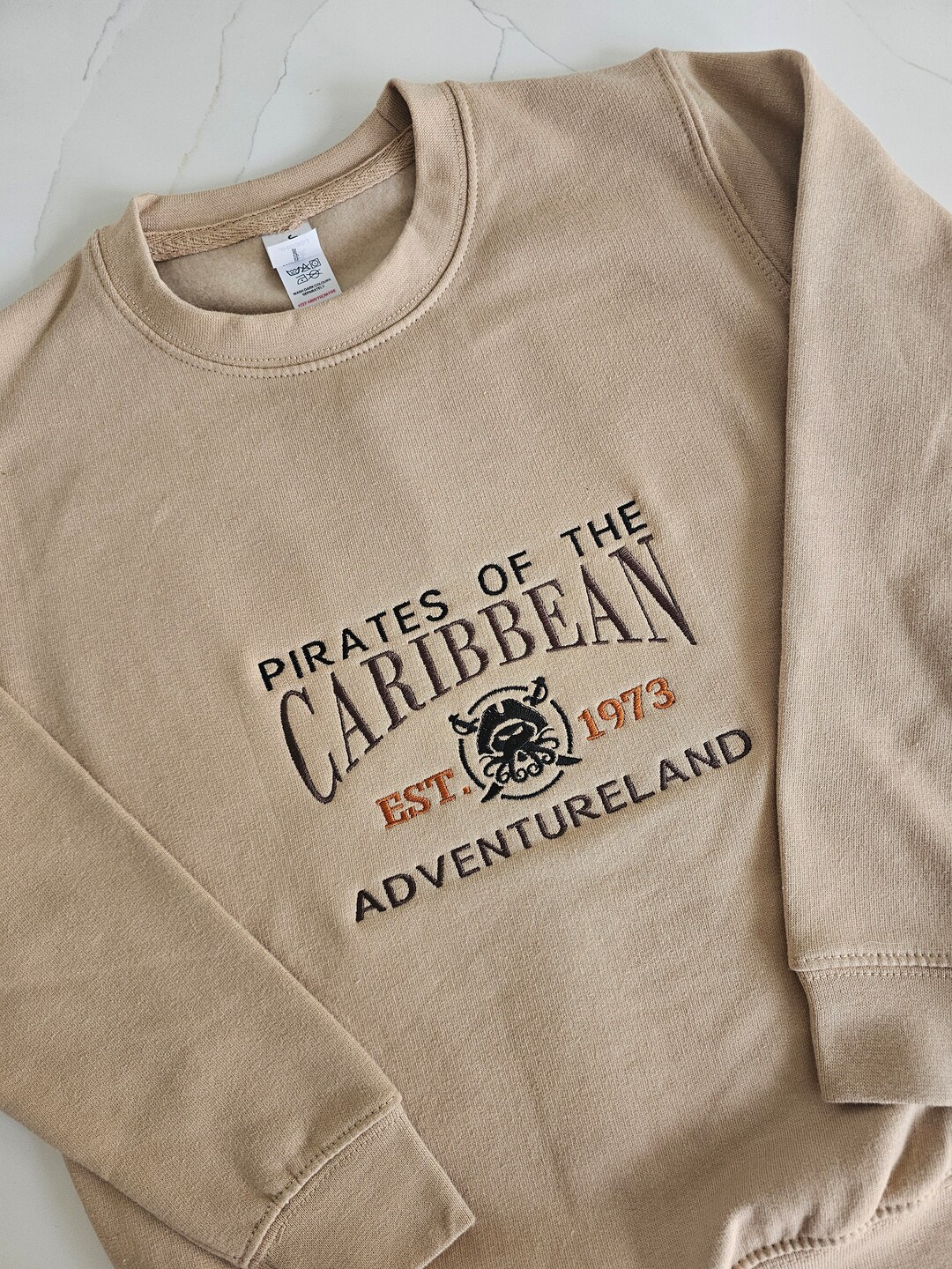 Pirates of Caribbean Embroidered Unisex Top Sweatshirt | Disneyland ...