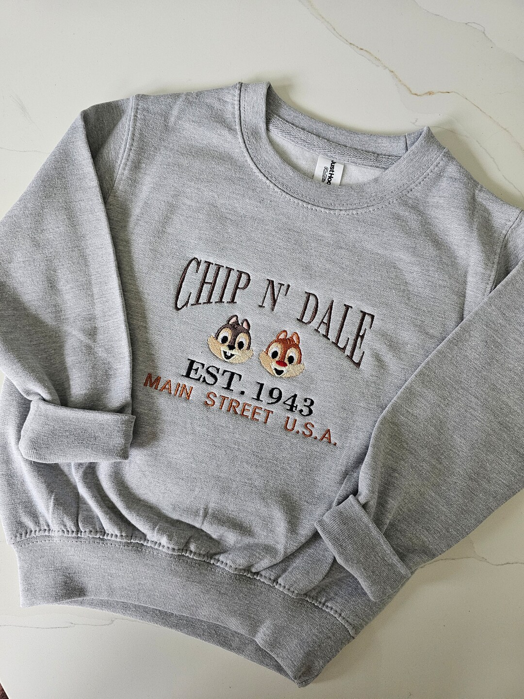 Chip N Dale Embroidered Unisex Top Sweatshirt | Disneyland Jumper Gift ...