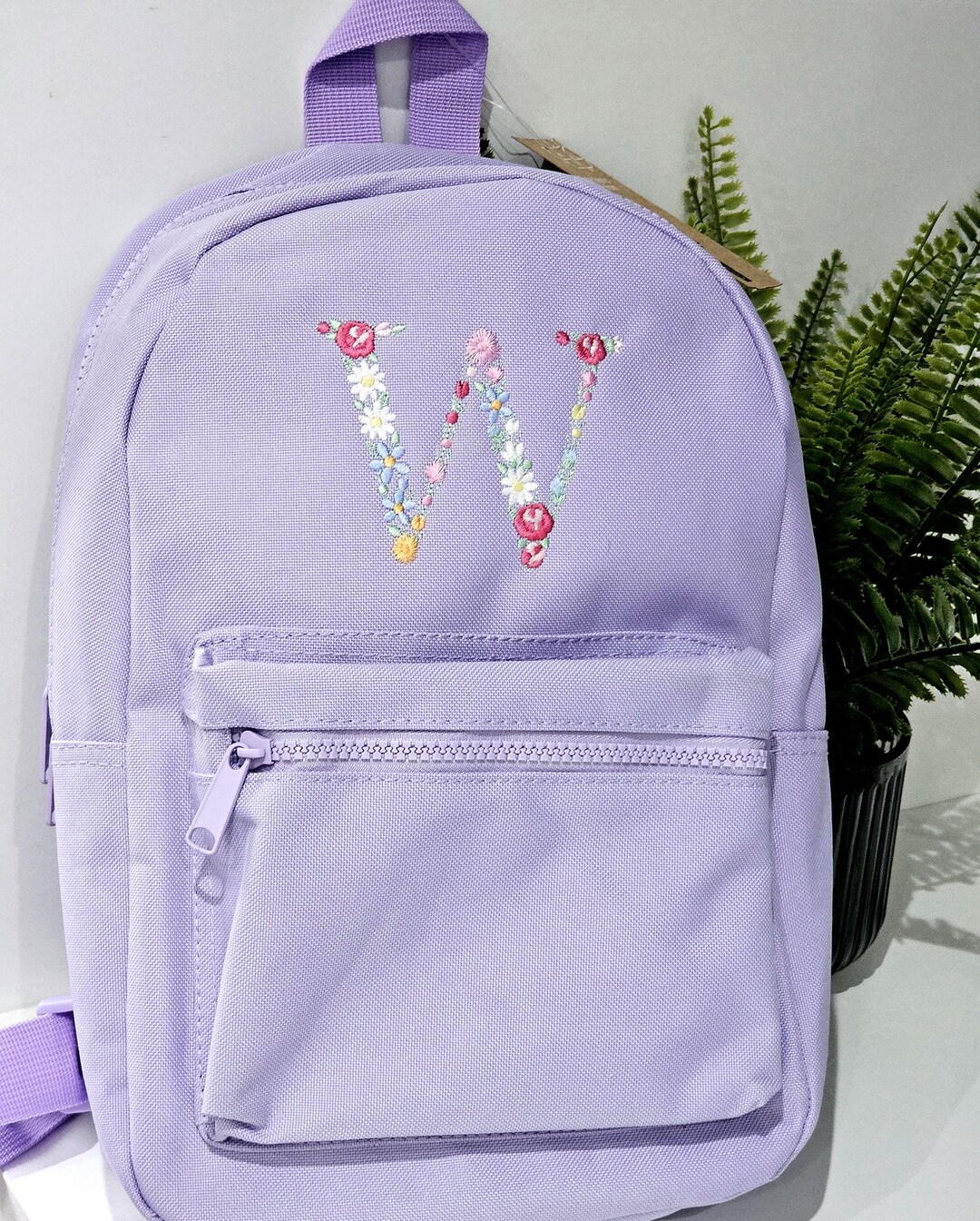Childrens Initial Midi Backpack | Liberty Embroidered | Personalised ...