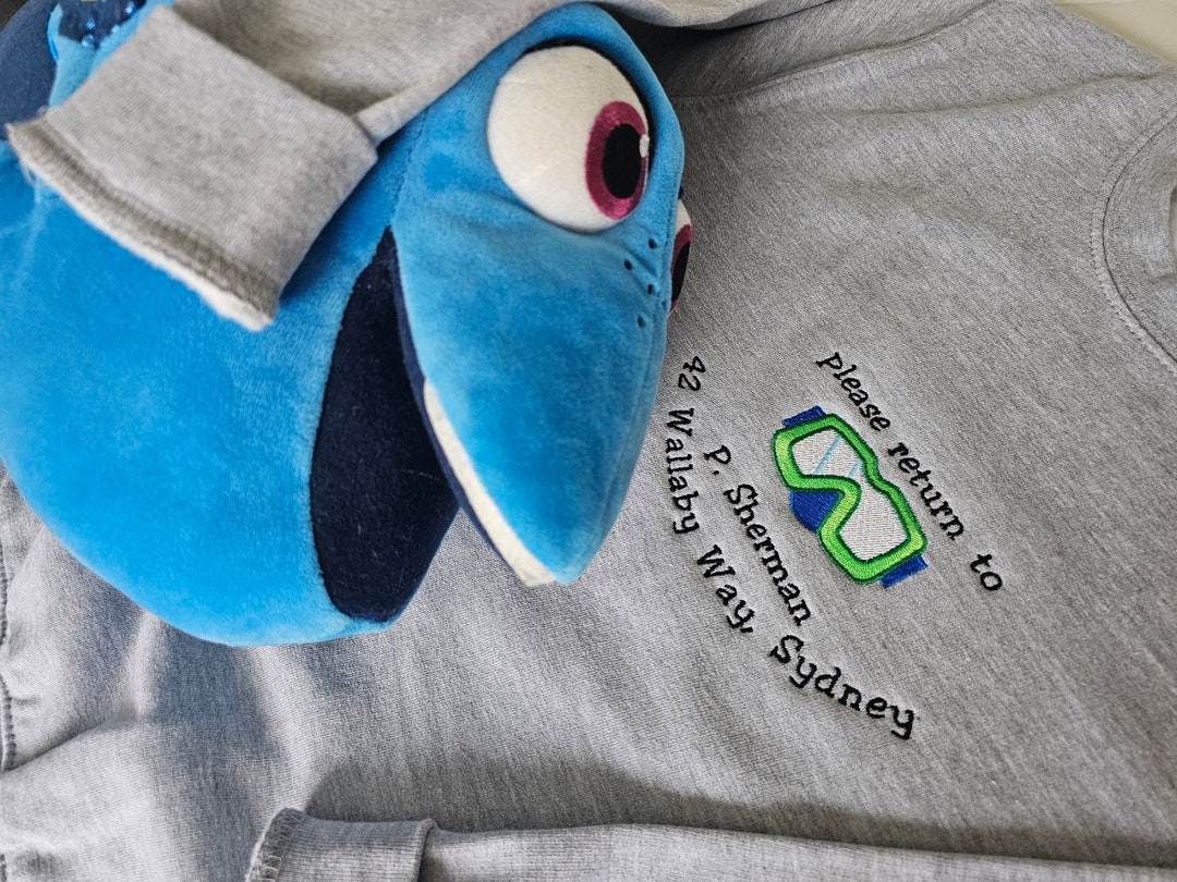 Finding Nemo Embroidered Unisex Top Sweatshirt Childrens Jumper Gift ...