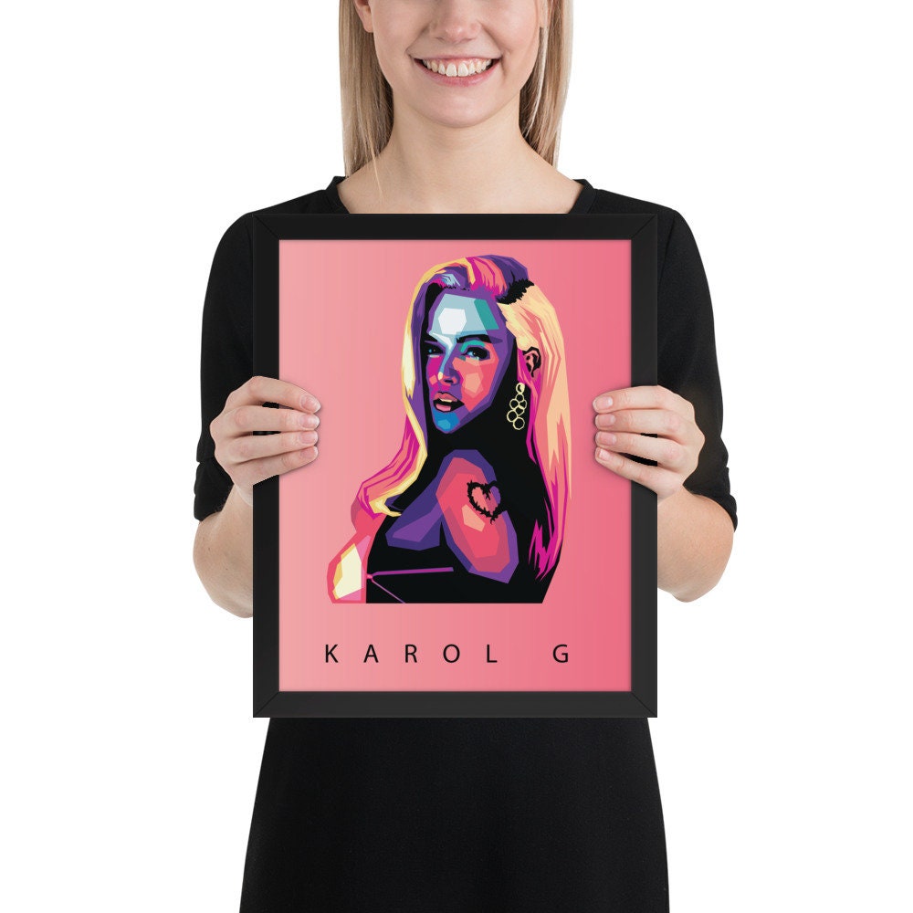 Karol G Limited-edition Framed Poster Gifts for Her Gifts - Etsy