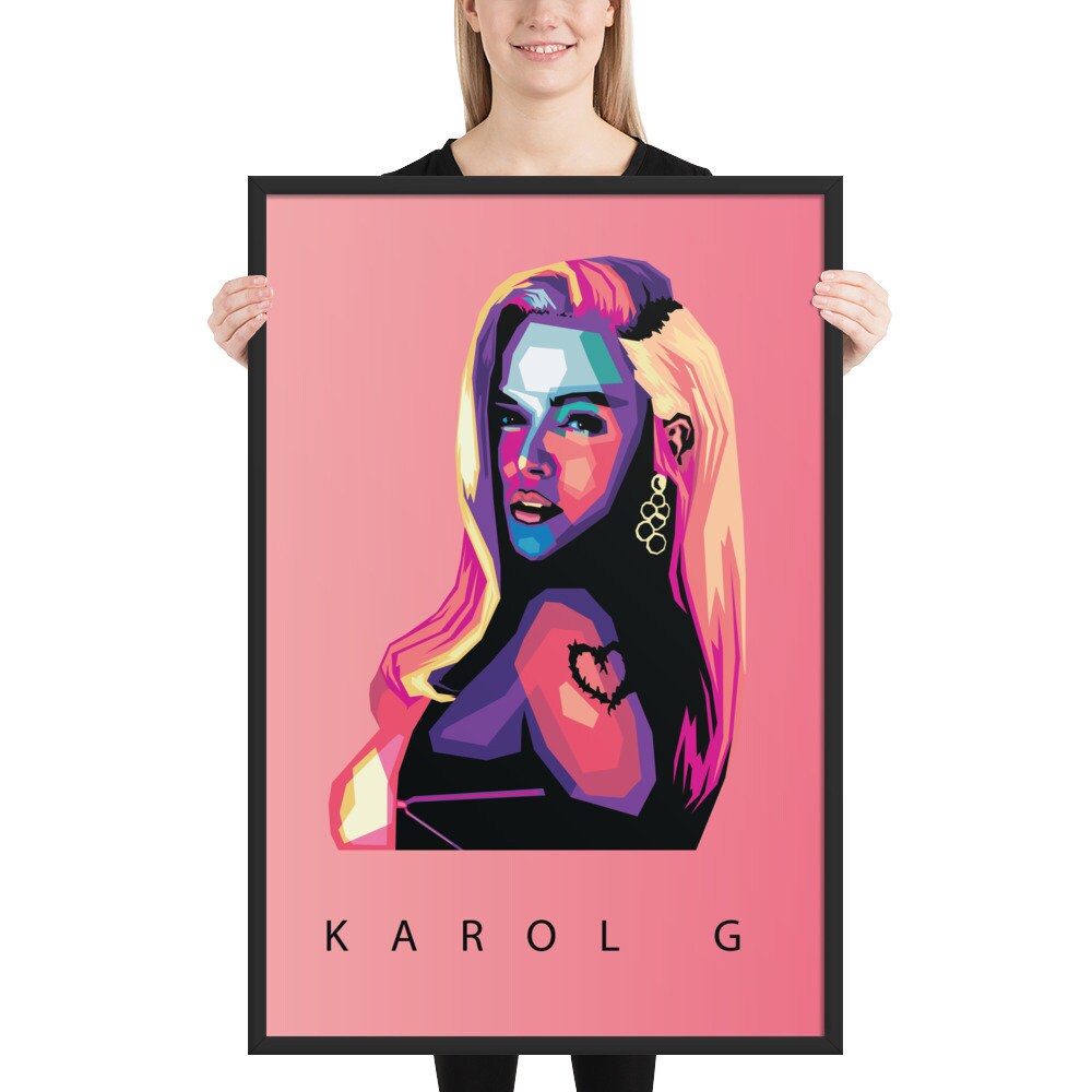 Karol G Limited-edition Framed Poster Gifts for Her Gifts - Etsy