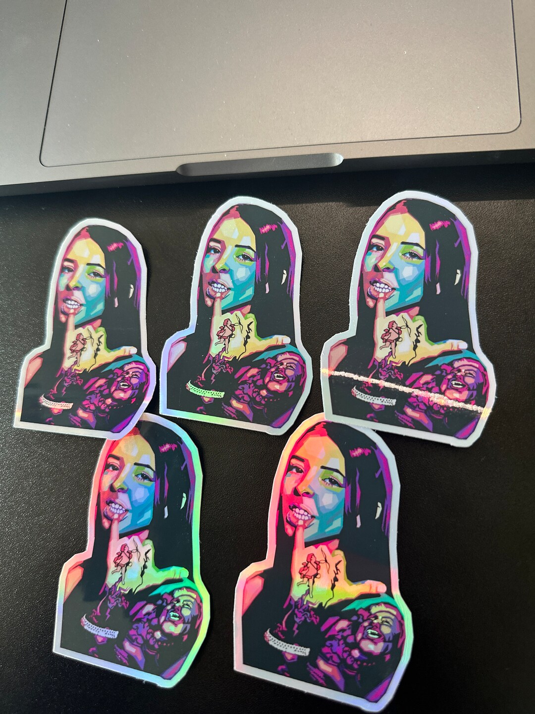 Young Miko Holographic Stickers | Pack of 5 | Gifts for Her | Gifts for ...