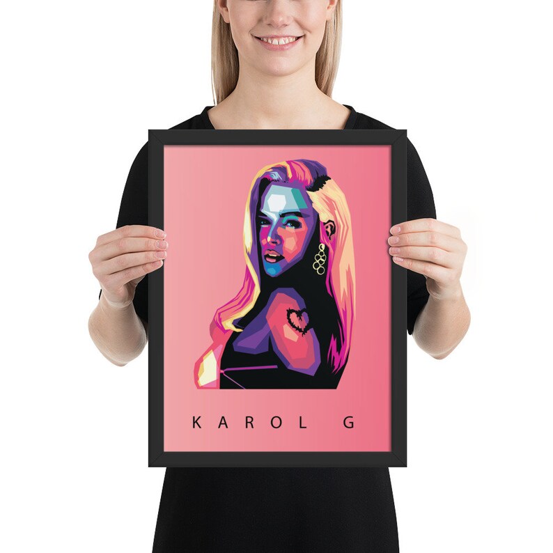 Karol G Limited-edition Framed Poster Gifts for Her Gifts - Etsy