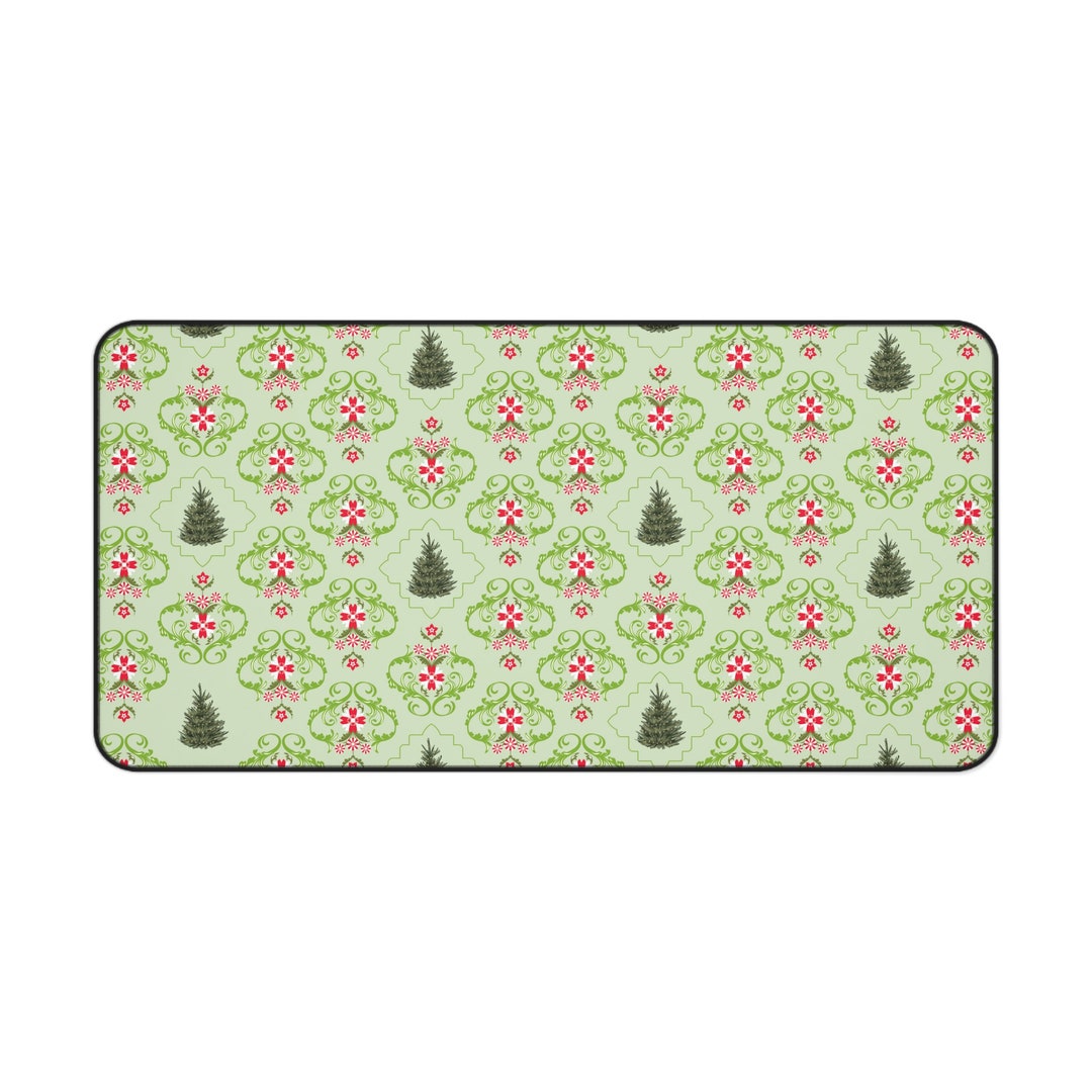 Victorian Christmas Holiday Desk Mat Pad - Etsy