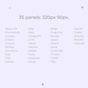 35 Cute Pixel Twitch Panels Bundle | Pixel Art Panels | Space Pixel ...