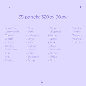 35 Cute Pixel Twitch Panels Bundle | Pixel Art Panels | Cute Cloud ...