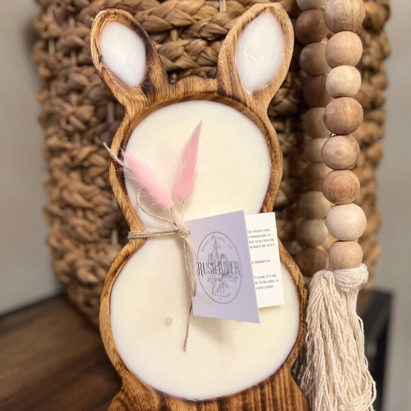 Bunny Candle - Etsy