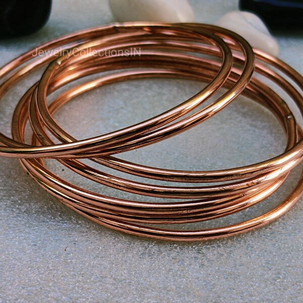 Copper Bangles - Etsy