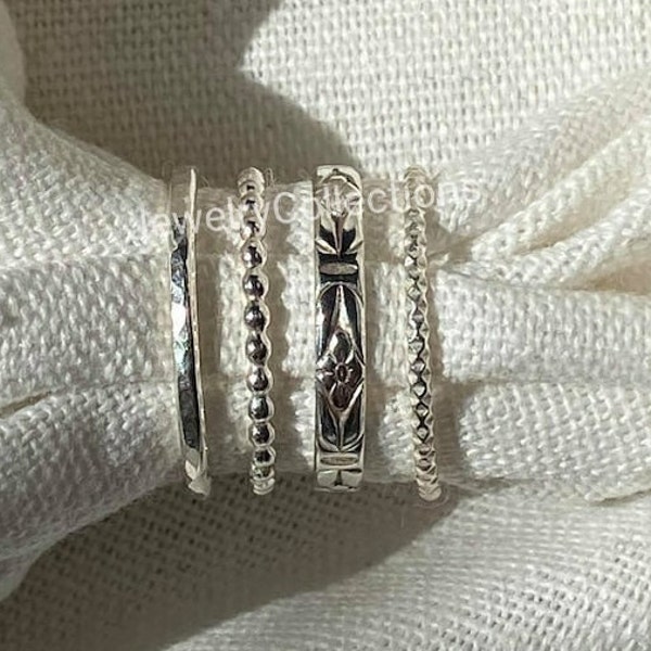 Boho Stacking Rings - Etsy