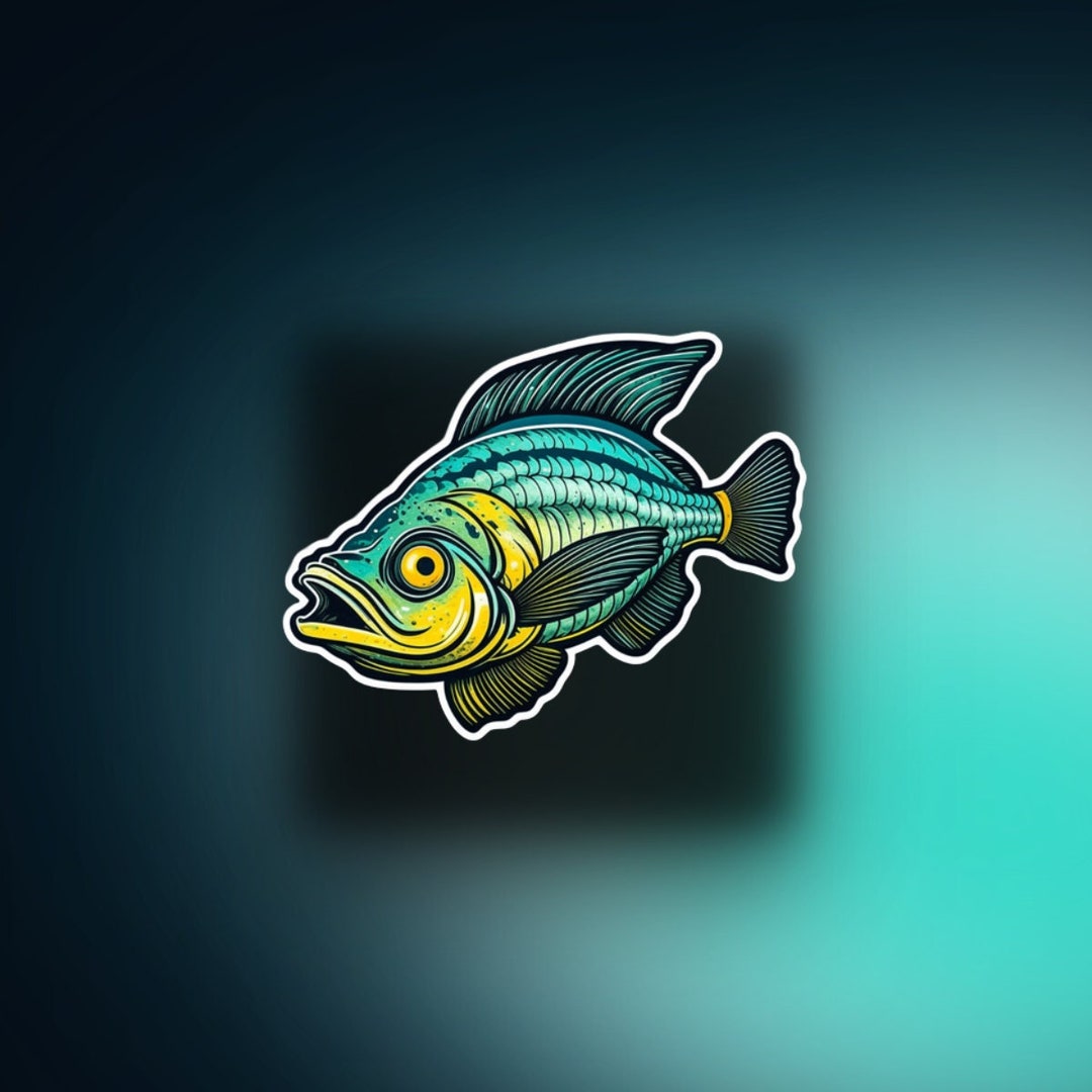 Fishing Stickers Laptop Desk Table Decorate Boat Decorate Car - Etsy