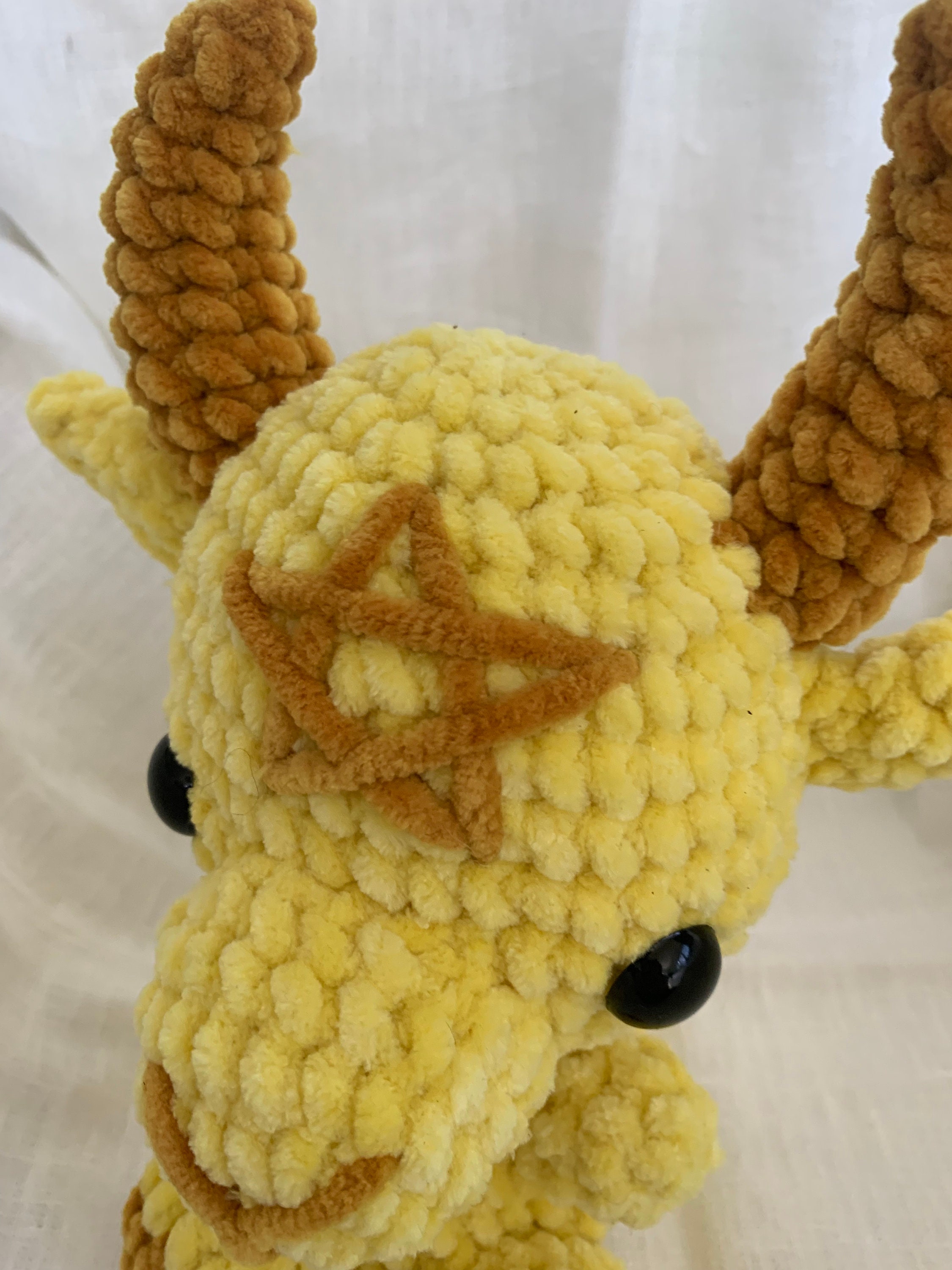 Plushie Little Baby Baphomet, Crochet, Amigurumi, Altar, Toy - Etsy