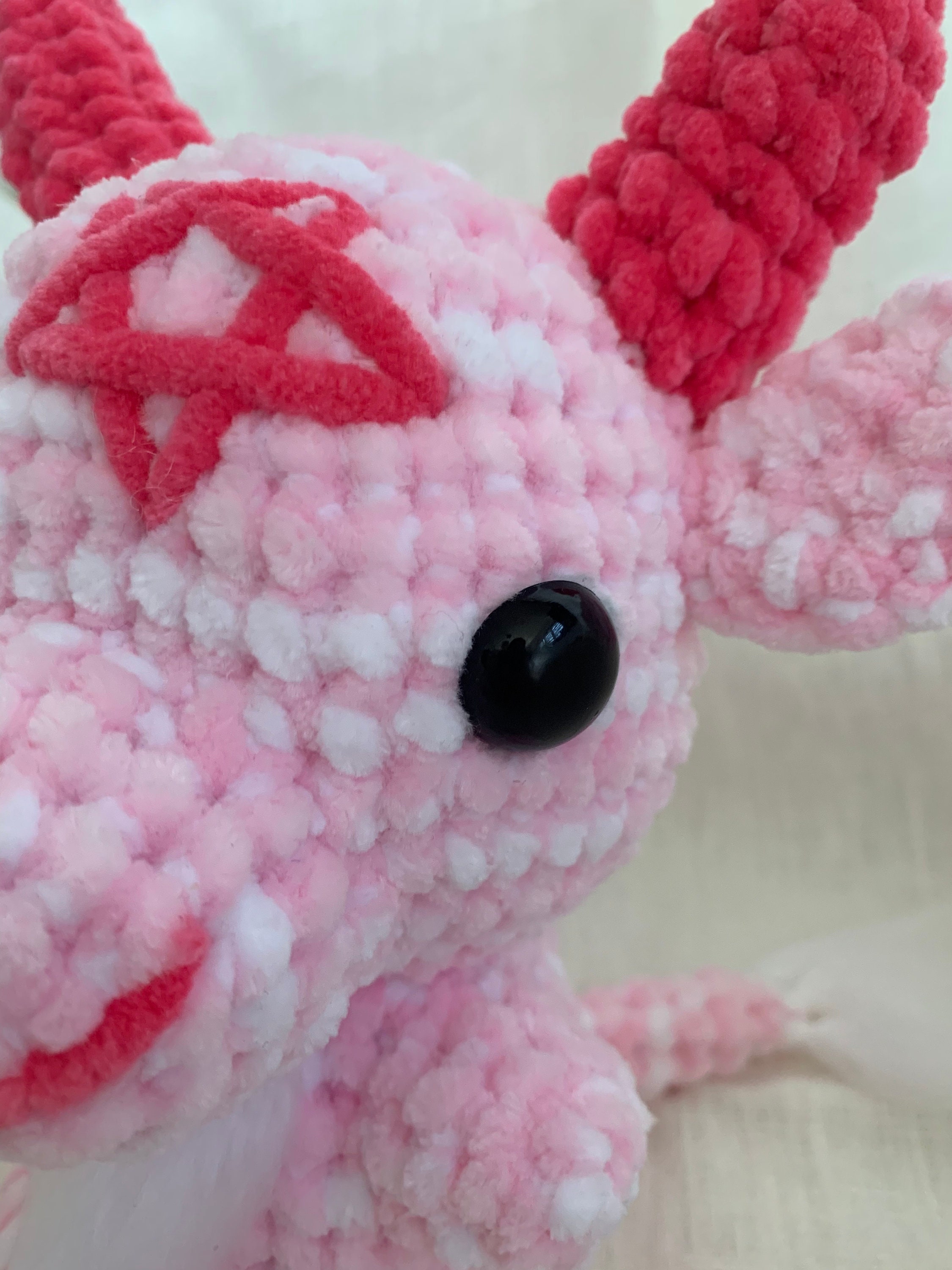 Plushie Little Baby Baphomet, Crochet, Amigurumi, Altar, Toy - Etsy