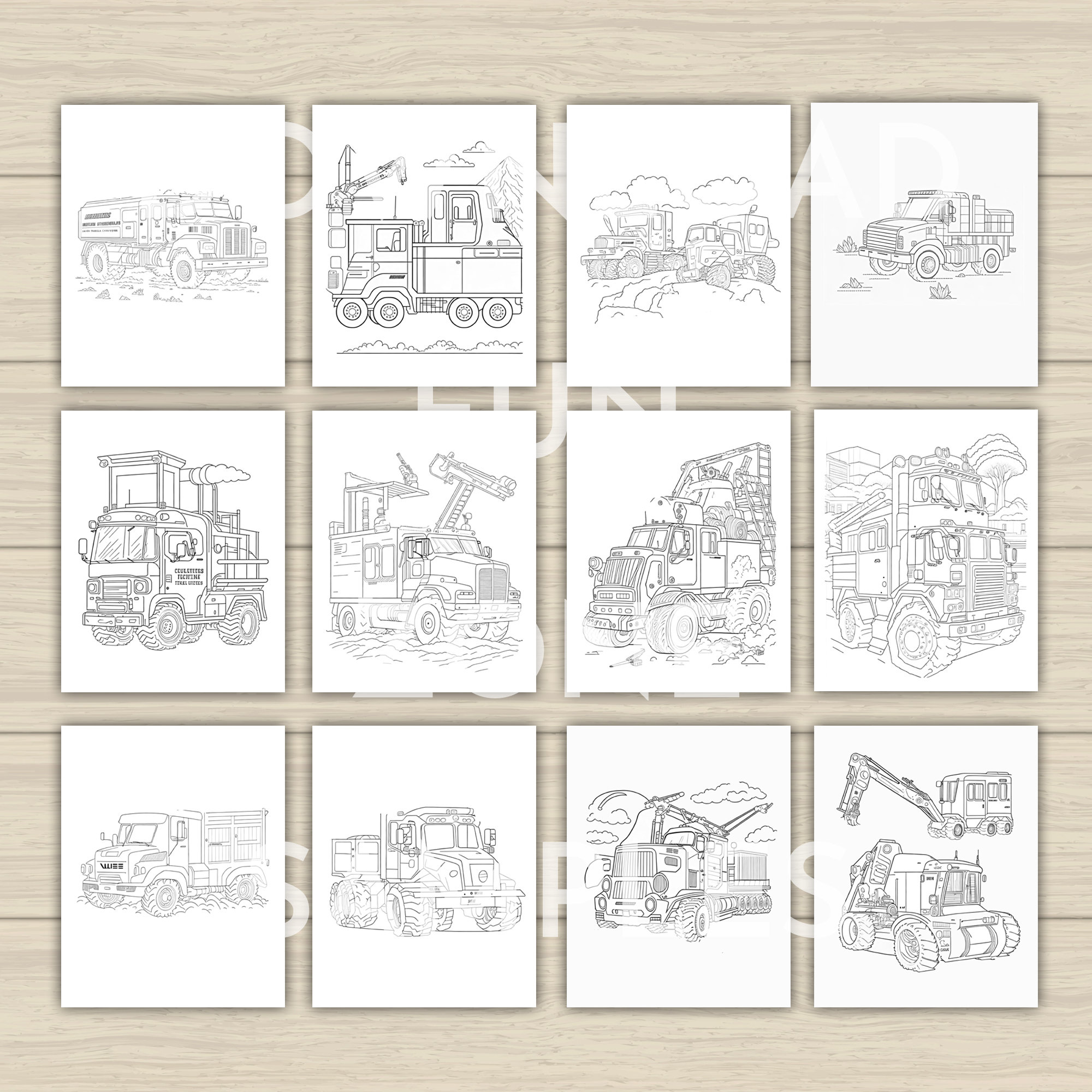 Construction Coloring Pages, Construction Games, Construction Printable ...
