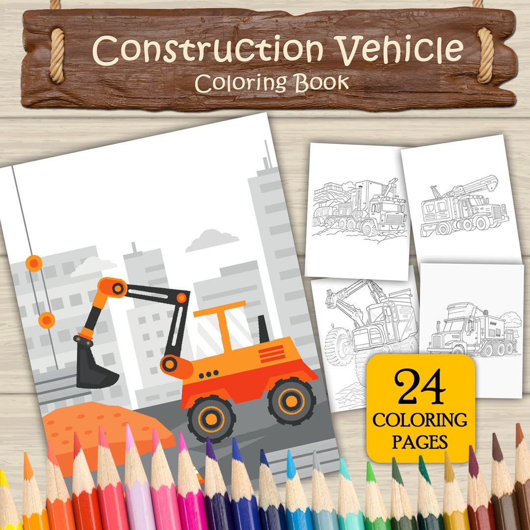 Construction Coloring Pages, Construction Games, Construction Printable ...