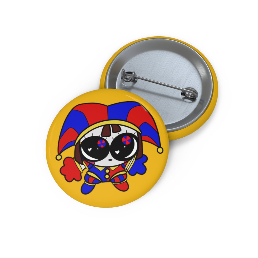 Pomni Cute Pin the Amazing Digital Circus Cute Custom Pin Buttons - Etsy UK
