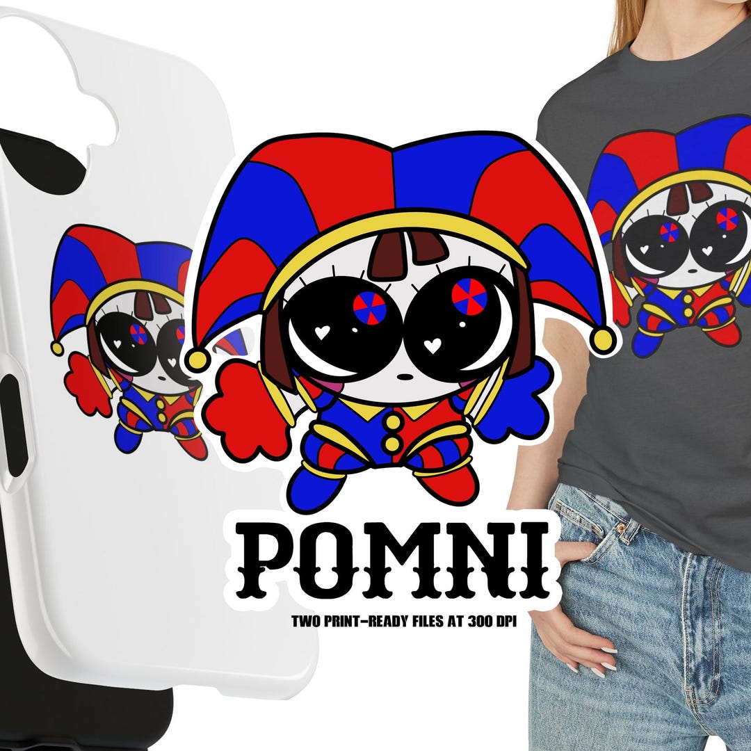 Chibi Pomni PNG Form the Amazing Digital Circus Fan Art - Etsy UK